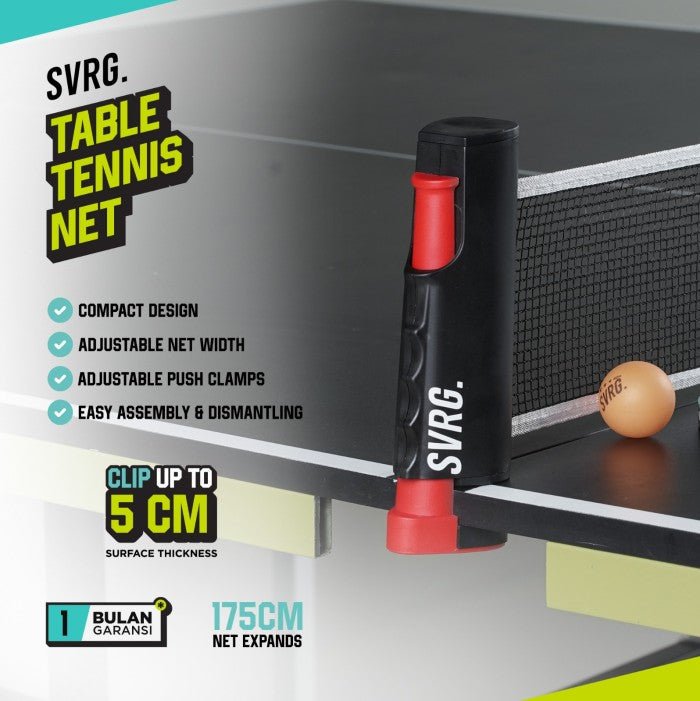 Adjustable Net Jaring Portable-Tenis Meja Panjang 175cm - SVRG
