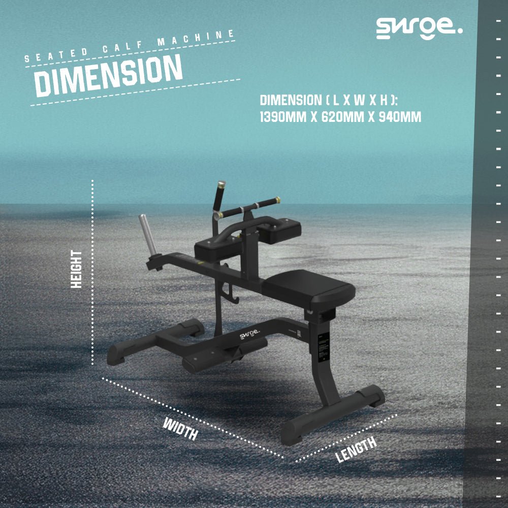 SURGE Commercial Seated Calf – Strength Machine – SVRG